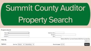 Property Search - Summit County Auditor Property Search